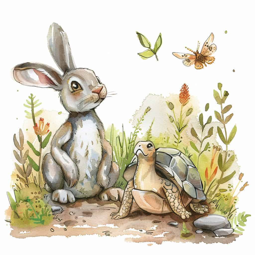 The hare and the tortoise – Short Bedtime Story – Fairylando.com